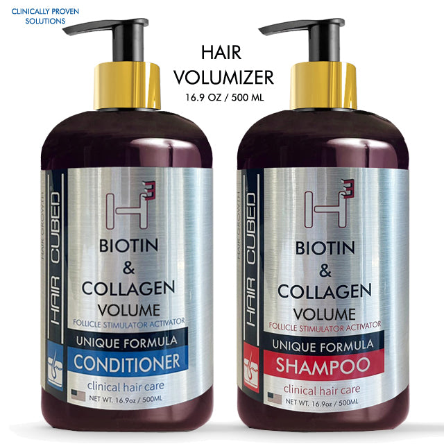 Biotin and Collagen - shampoo and conditioner – HAIR CUBED INC